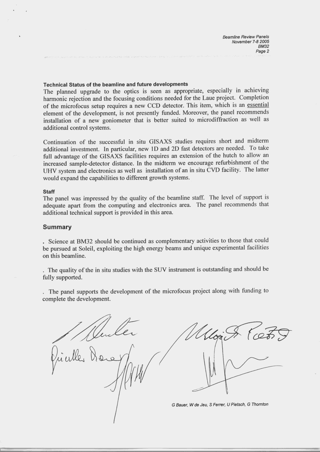 BM 32 Reports & Publications