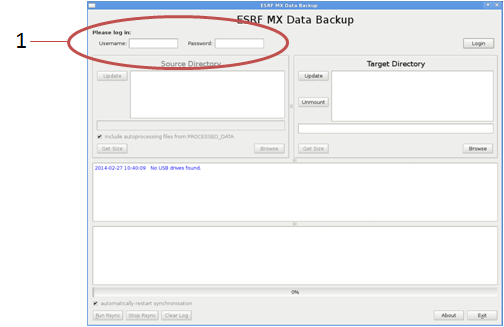 ESRF backup software