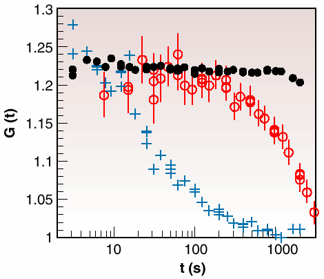 Correlation Spectroscopy on Filled Polymers and their Flocculation