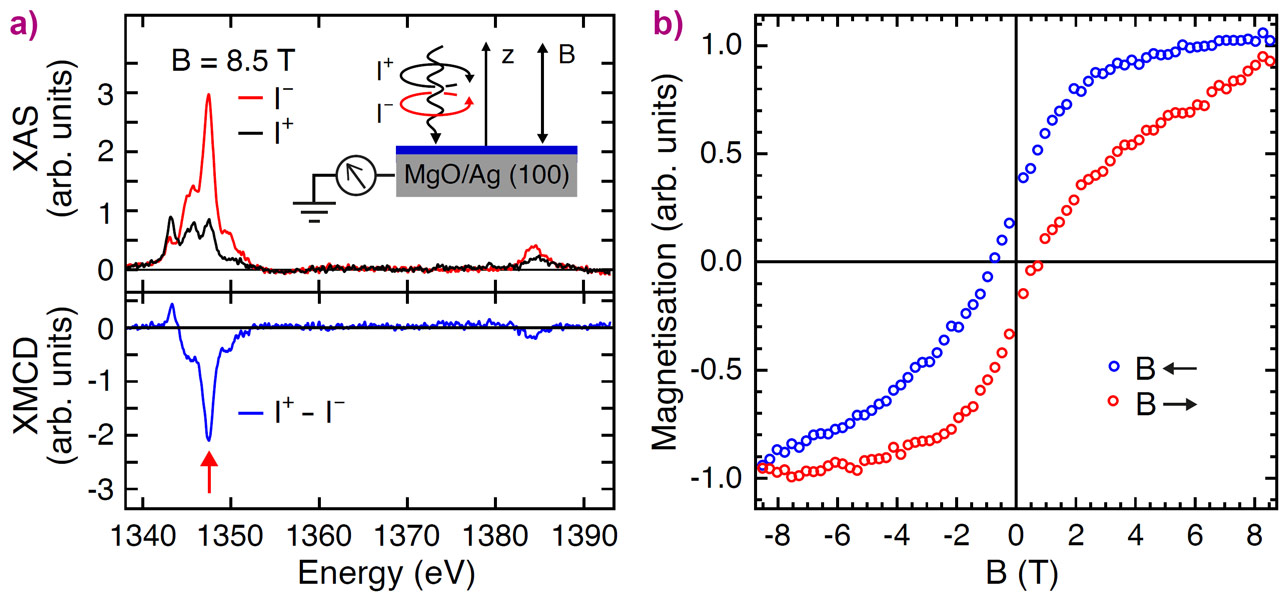 Experimental realisation of single-atom magnets
